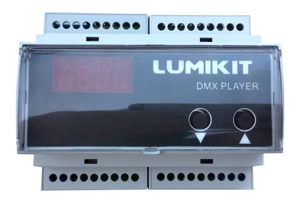 Lumikit: Player DMX 1 universo DIN